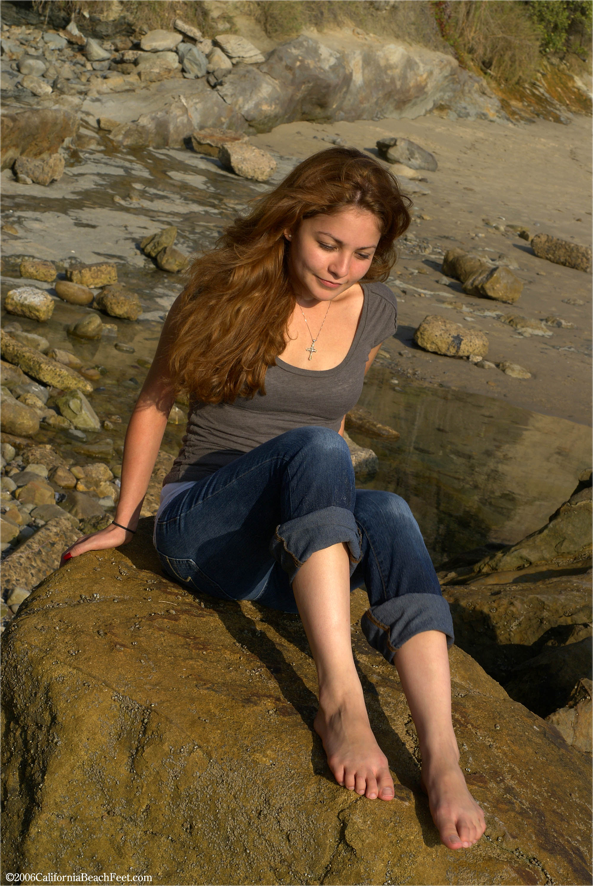 Beautiful Womens Bare Feet Soles